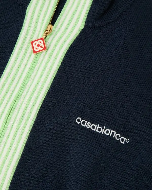 Casablanca Navy Merino Track Jacket