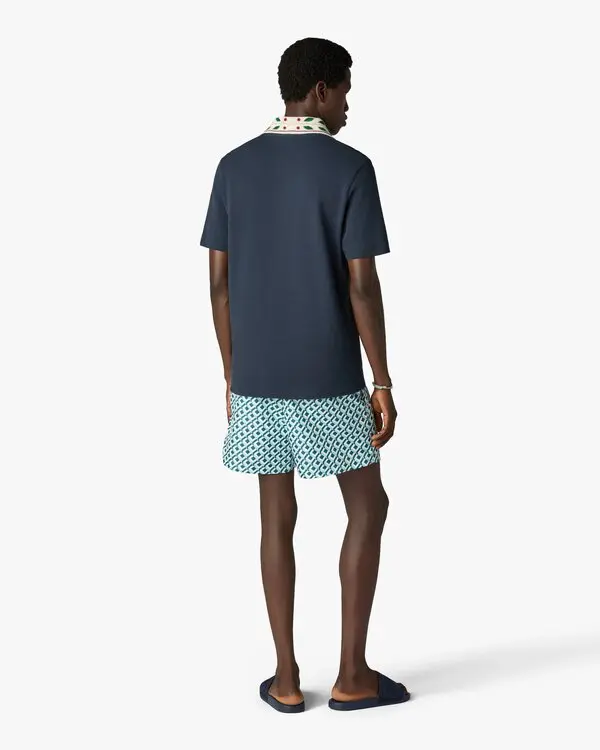 Casablanca Cubist Monogram Printed Swim Shorts