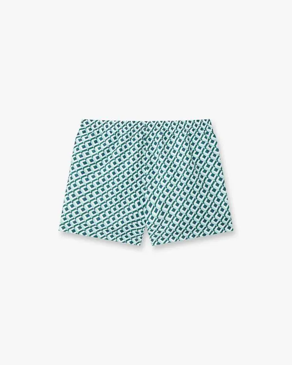 Casablanca Cubist Monogram Printed Swim Shorts