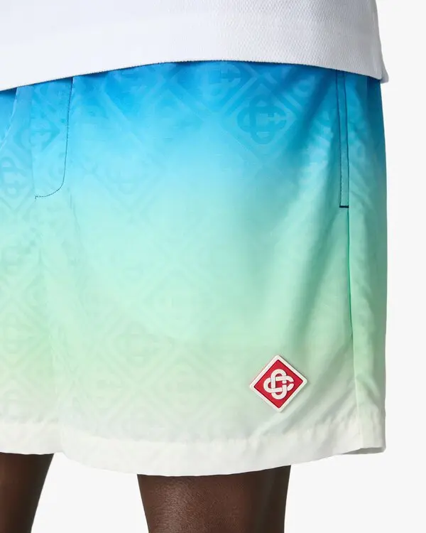 Casablanca Gradient Monogram Jacquard Swim Shorts