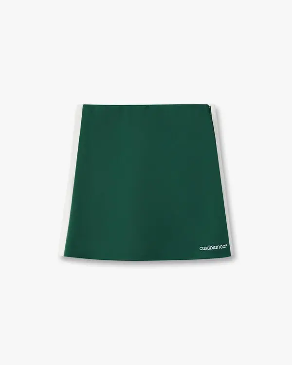 Casablanca Scuba Mini Skirt - Green