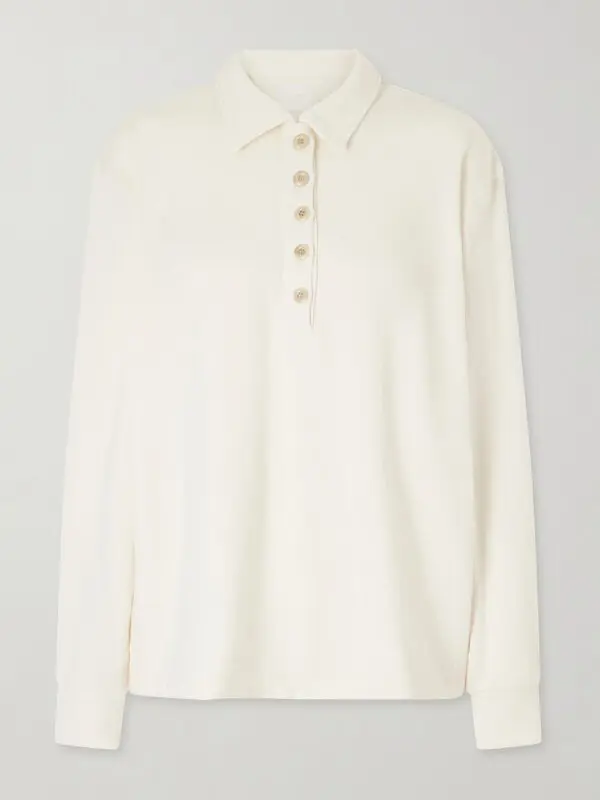 Citizens Of Humanity Fleece Polo Shirt - White