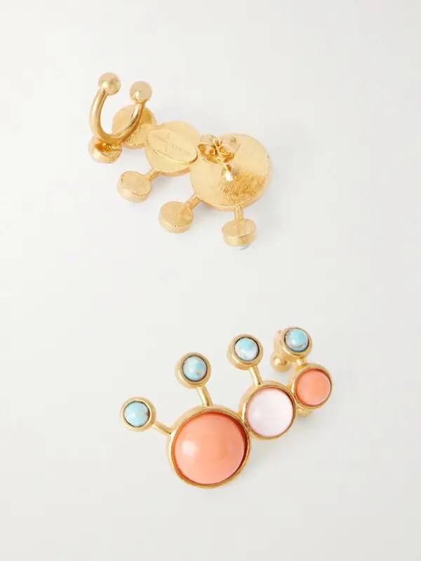 SONIA PETROFF Zinnia Embellished Earrings