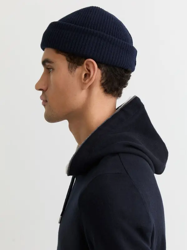 REISS Falmer Wool Tipped Hoodie