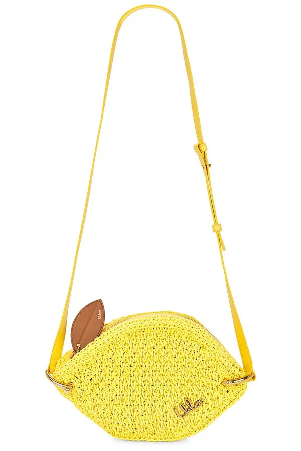 Chloé Tropicus Lemon Shoulder Bag In Yellow - Radiant Yellow