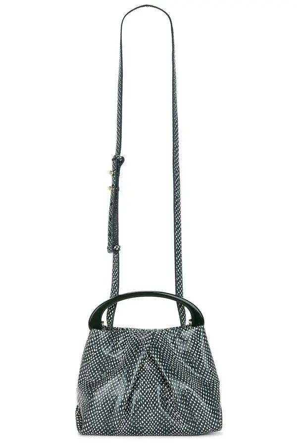 Dries Van Noten Crisp Bag In Green - Emerald