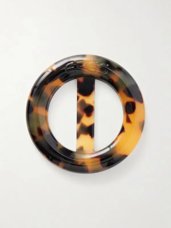 ERES Enea Tortoiseshell Acetate Buckle - Brown