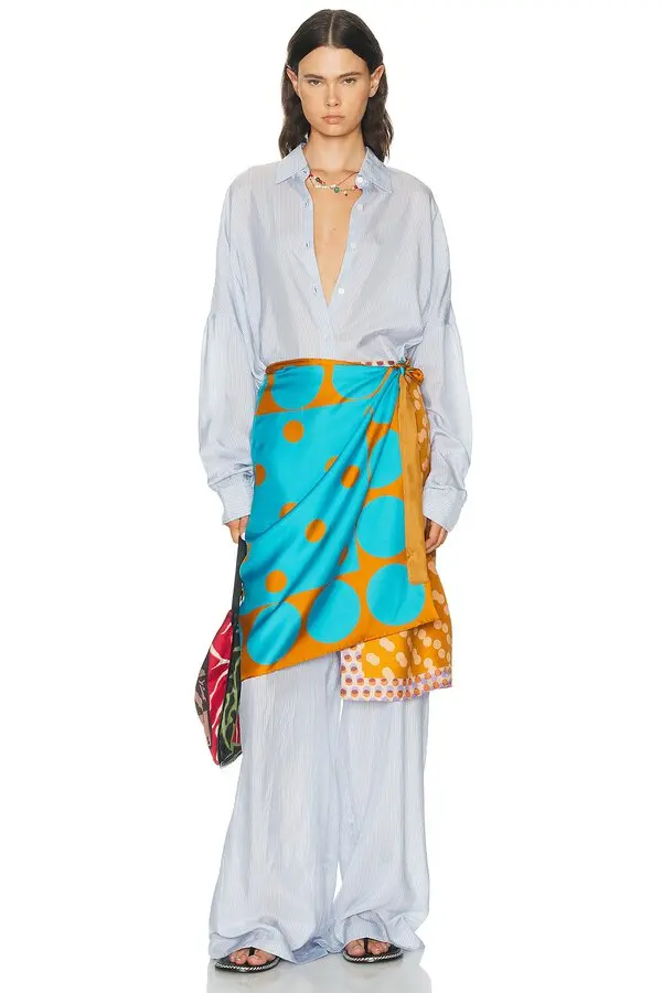 Dries Van Noten Casia Shirt - Light Blue