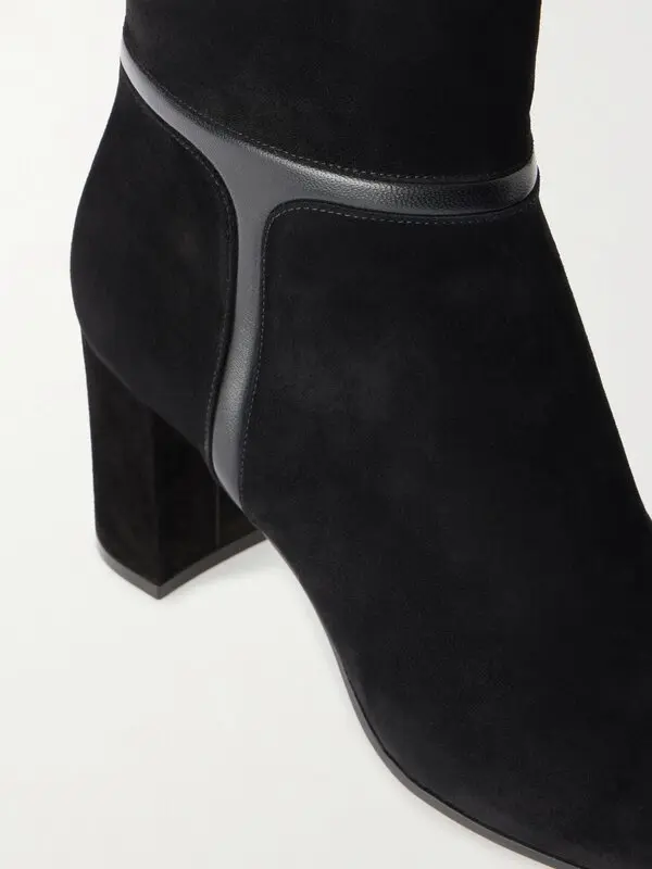 GIANVITO ROSSI Suede Zip-up Ankle Boots