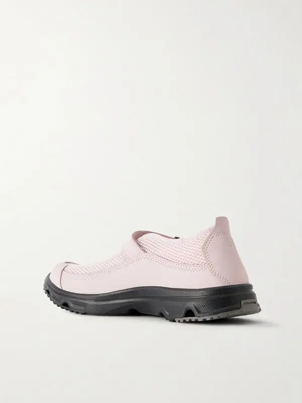 SALOMON Rx Marie-jeanne Suede-trimmed Mesh Sneakers