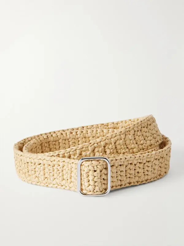 DEHANCHE Mako Raffia Belt - Neutrals