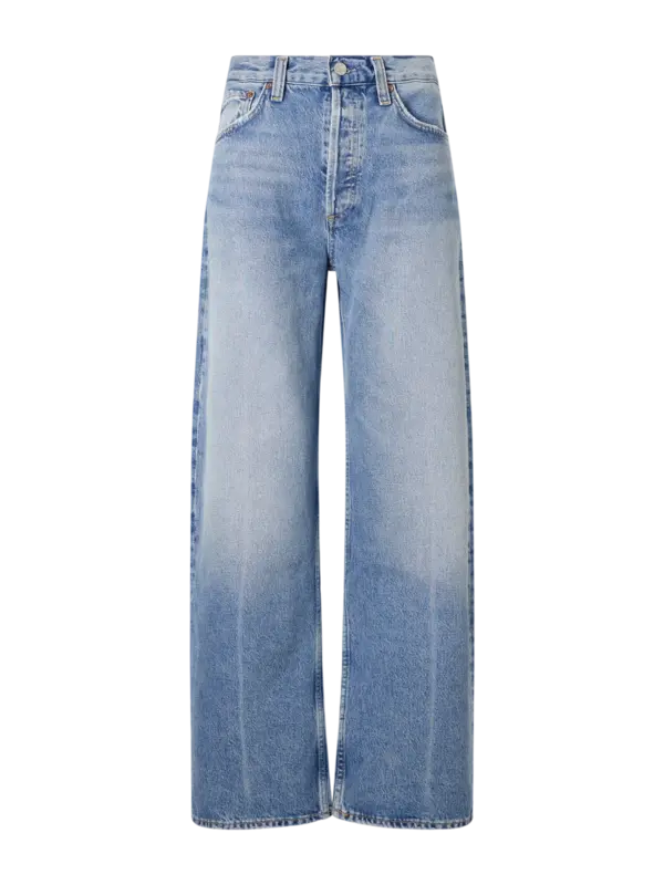AGOLDE Arc Mid-rise Wide-leg Jeans
