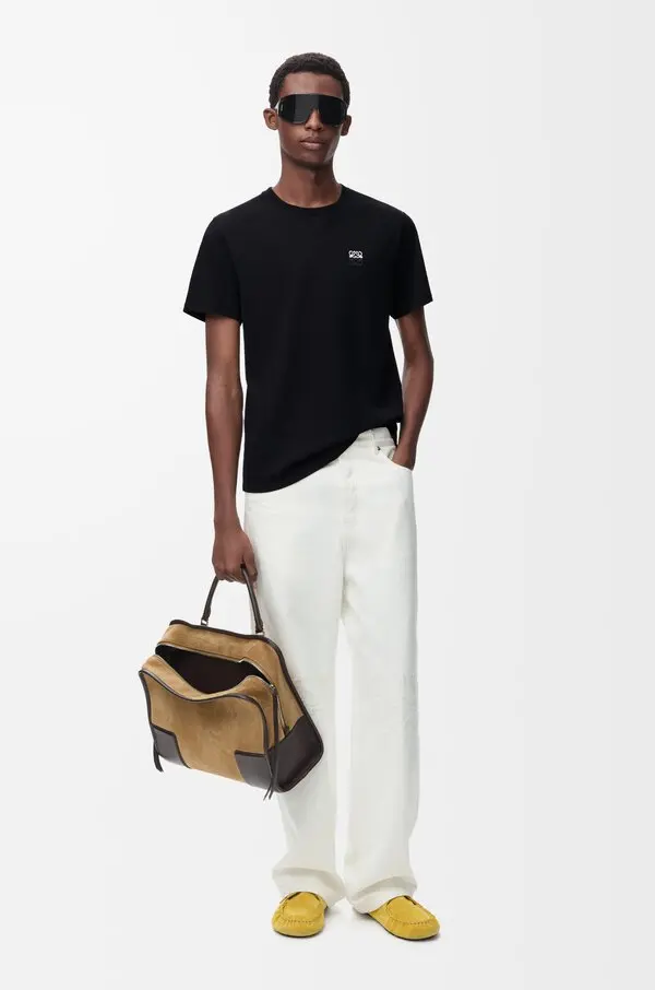 Loewe Regular Fit T-shirt In Cotton - Black