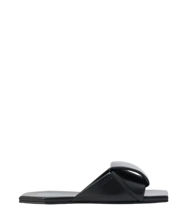 Loewe Origami Slide In Lambskin - Black