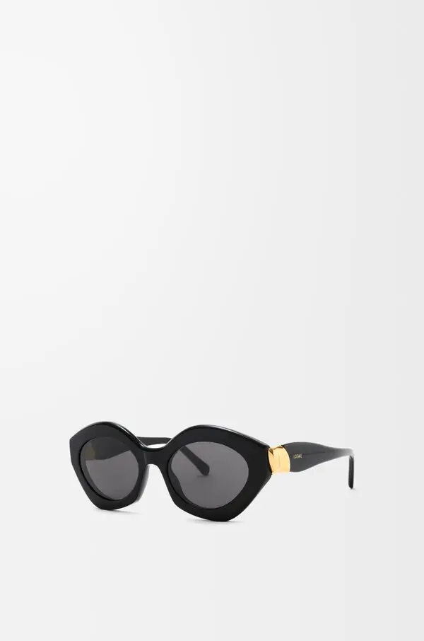 Loewe Coil Cateye Sunglasses - Black