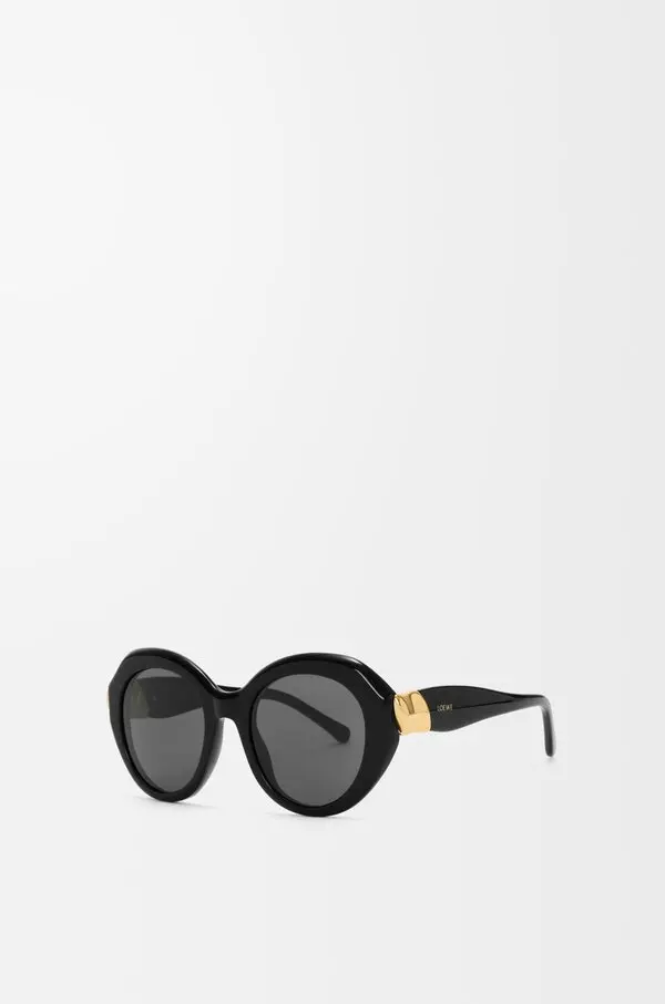 Loewe Coil Butterfly Sunglasses - Black