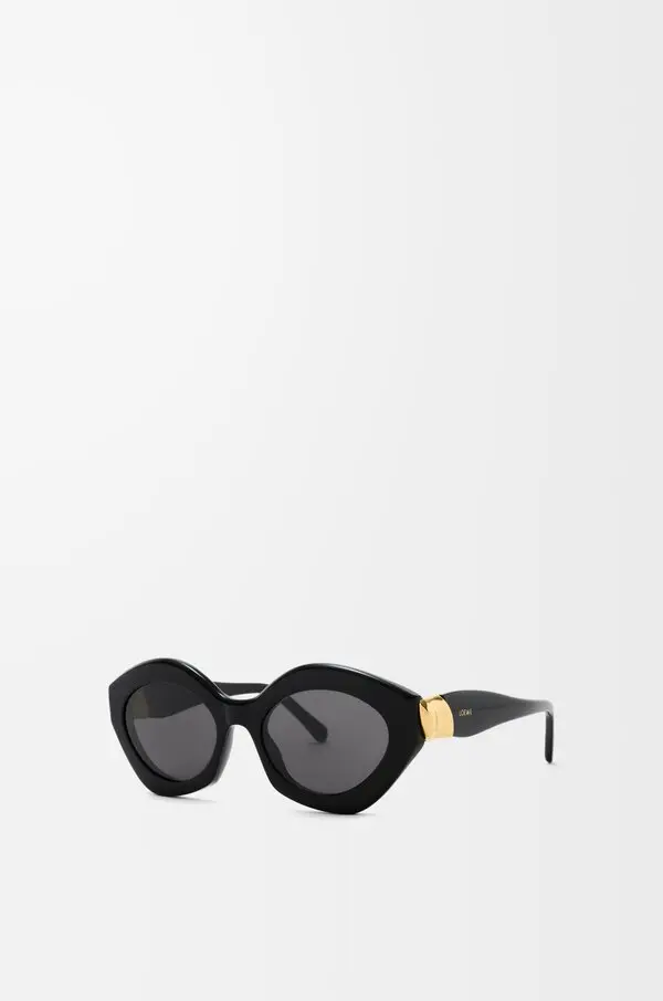 Loewe Coil Cateye Sunglasses - Black