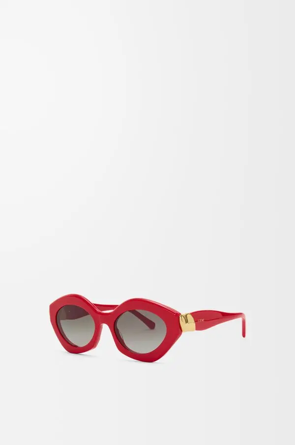Loewe Coil Cateye Sunglasses - Ruby