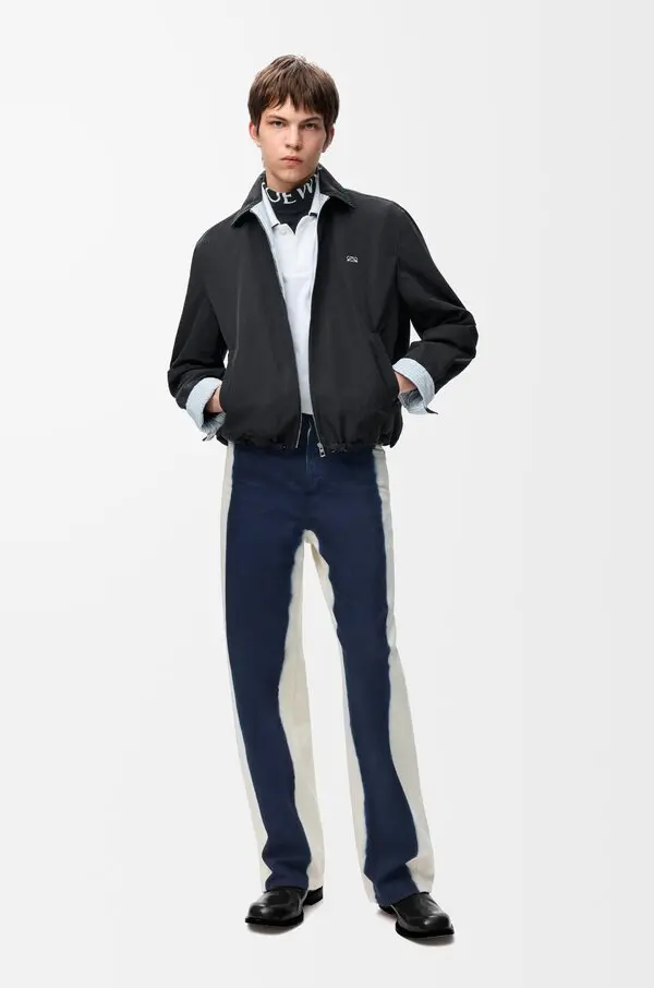 Loewe Zip-up Jacket In Technical Cotton