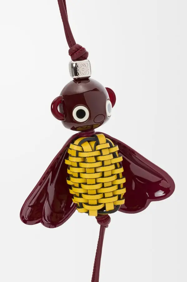 Loewe Blombée Charm In Leather Skin And Acetate