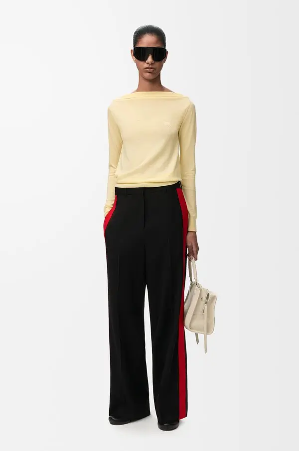 Loewe Sweater In Merino Wool - Light Yellow