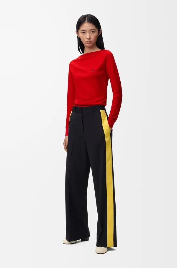 Loewe Sweater In Merino Wool - Red