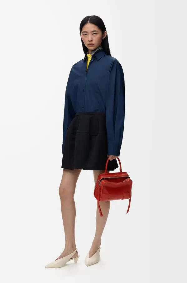 Loewe Shirt In Cotton - Navy Blue