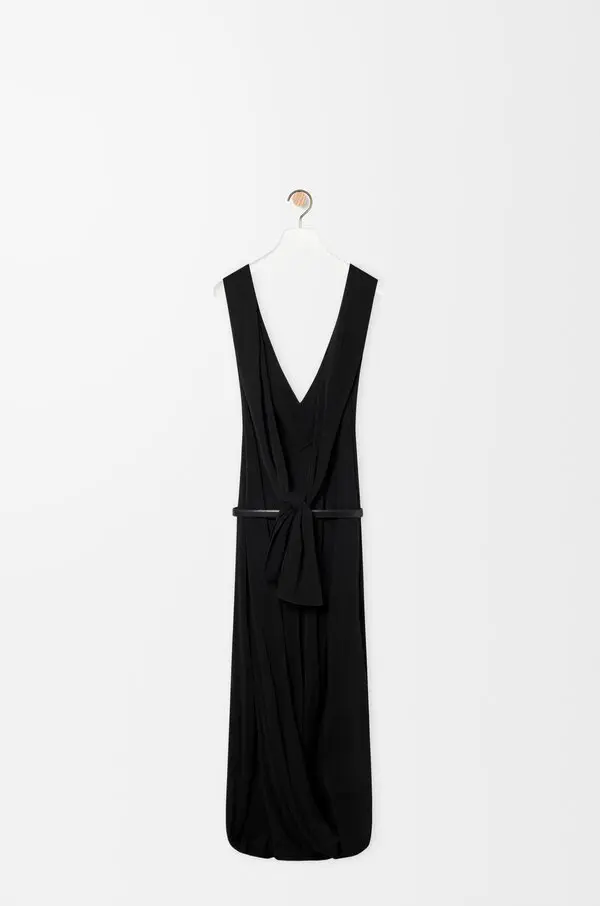 Loewe Draped Dress In Viscose
