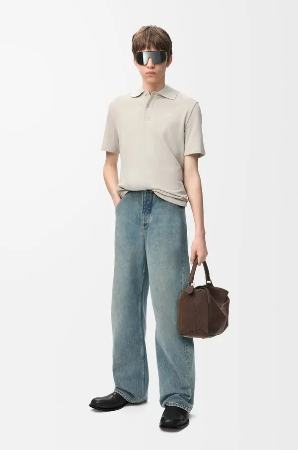 Loewe Polo In Cotton - Grey