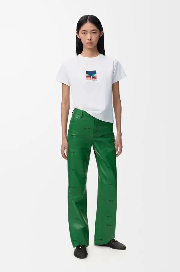 Loewe Regular Fit T-shirt In Cotton - White