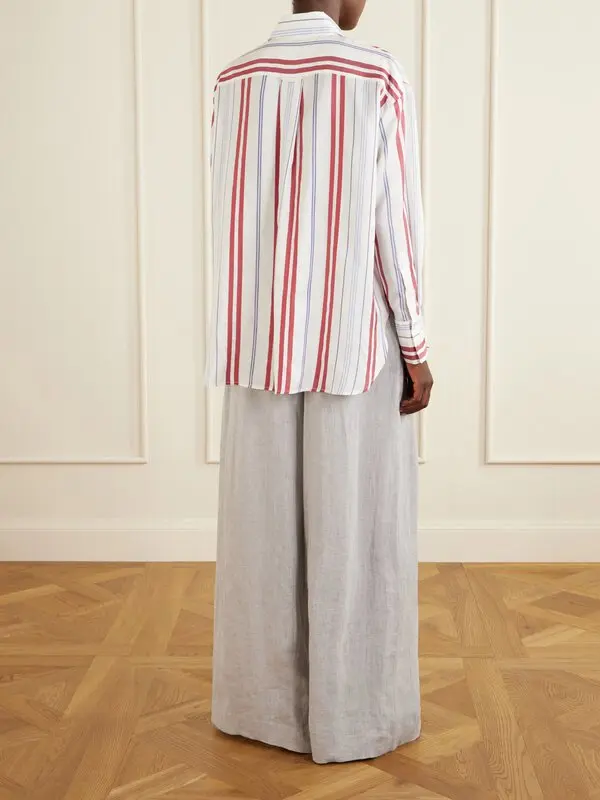 TWP Striped Silk Shirt