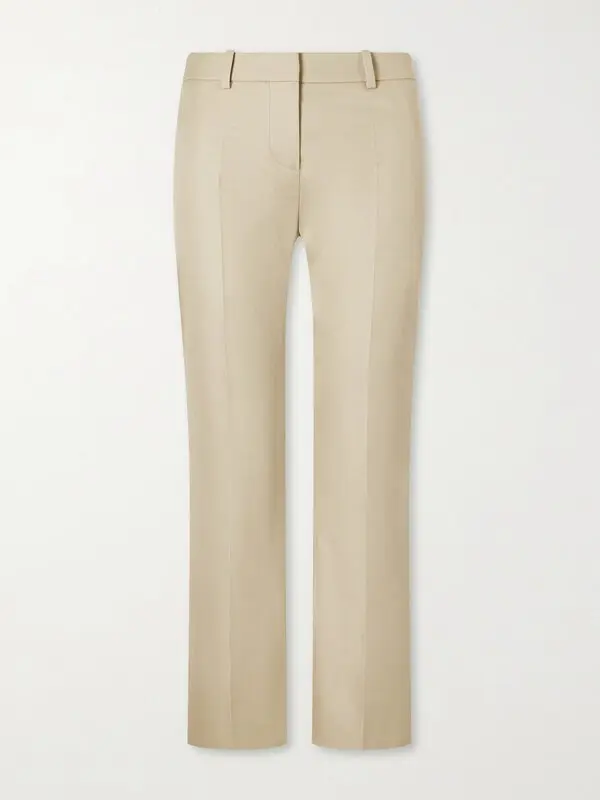 Balenciaga Cotton Gabardine Straight-leg Pants