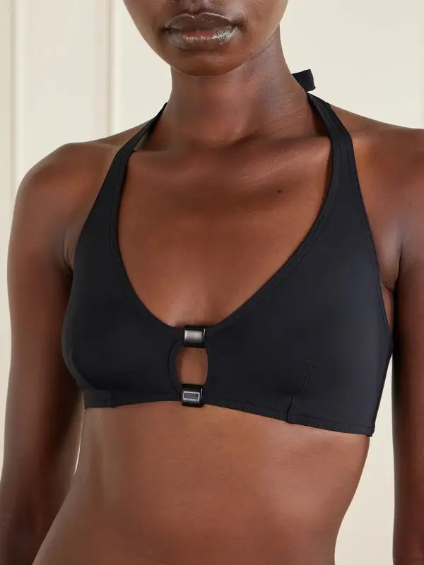 ERES Float Embellished Halterneck Bikini Top
