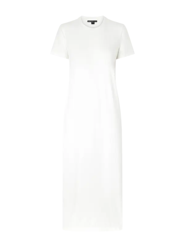 JAMES PERSE Cotton-blend Jersey Maxi Dress - White