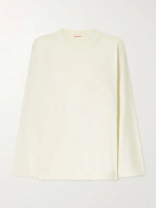 Daughter Cotton-jersey Sweater - Ecru