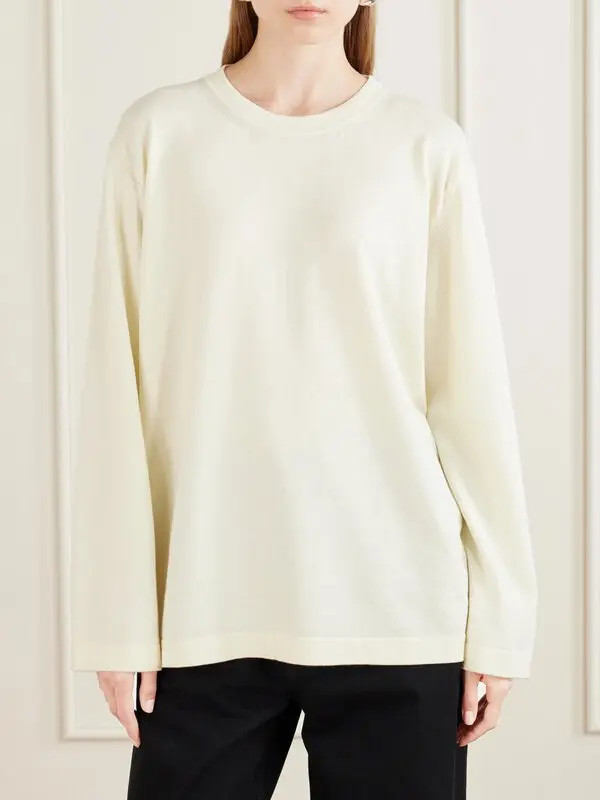 &daughter Daughter T-knit Cotton-jersey Sweater
