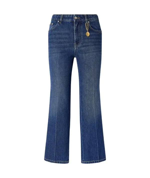 Stella McCartney Cropped Flared Jeans - Blue