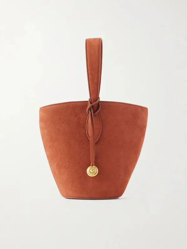 LIFFNER Single Handle Leather Tote - Red
