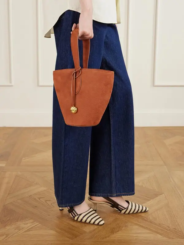 LIFFNER Single Handle Leather Tote