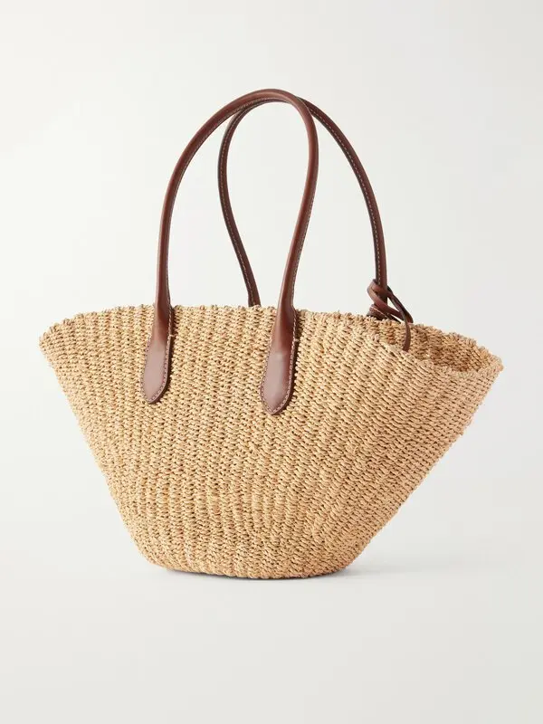 Polo Ralph Lauren Bellport Medium Raffia Tote - Neutrals
