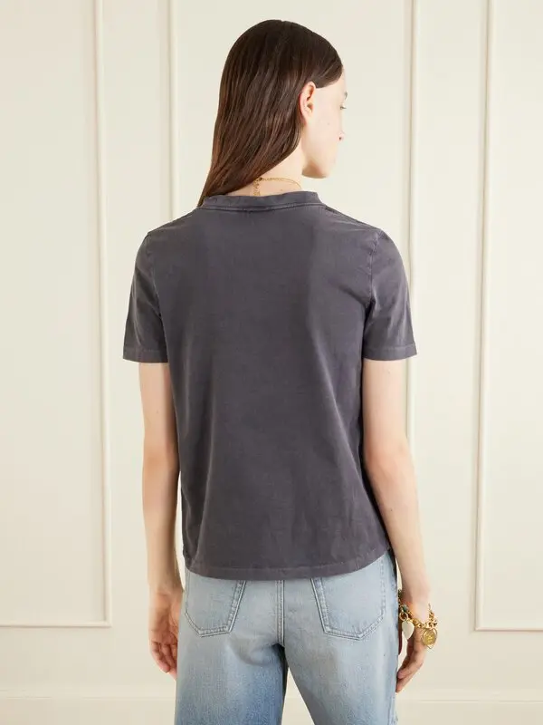 Chloé Printed Cotton-jersey T-shirt
