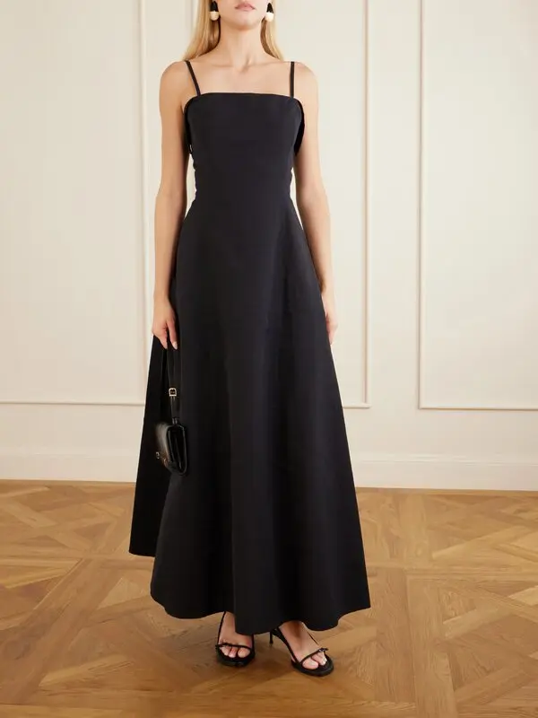 FFORME Neneh Cotton And Silk-blend Maxi Dress