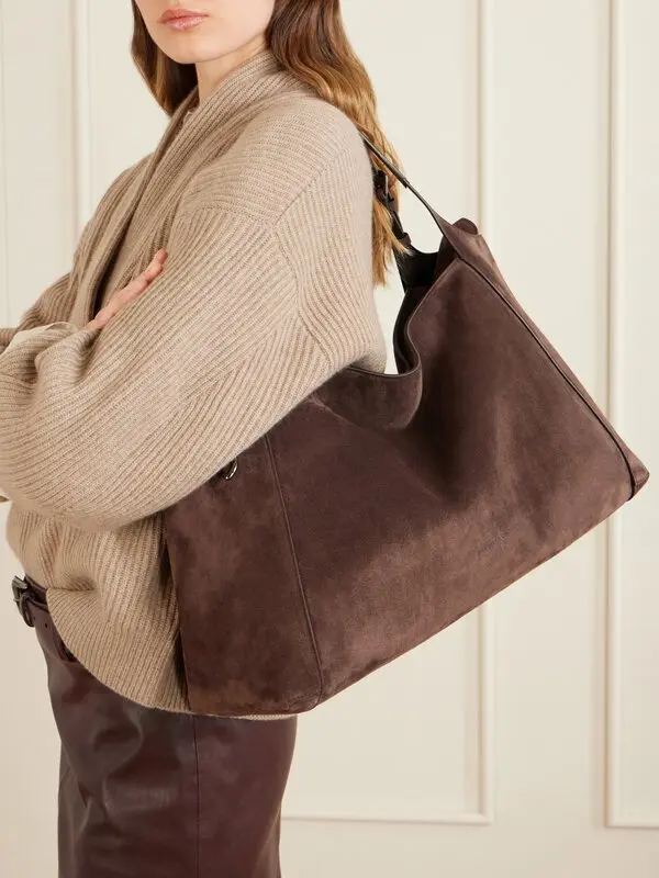 Brunello Cucinelli Suede Tote Bag