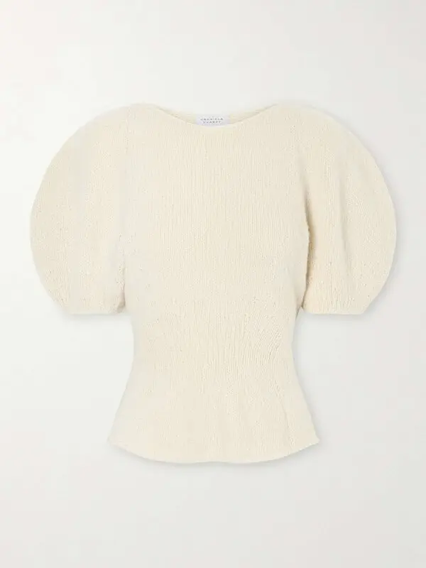 Gabriela Hearst Vetala Knitted Cashmere Sweater - Ivory