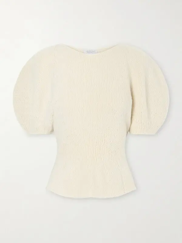 Gabriela Hearst Vetala Knitted Cashmere Sweater - Neutrals