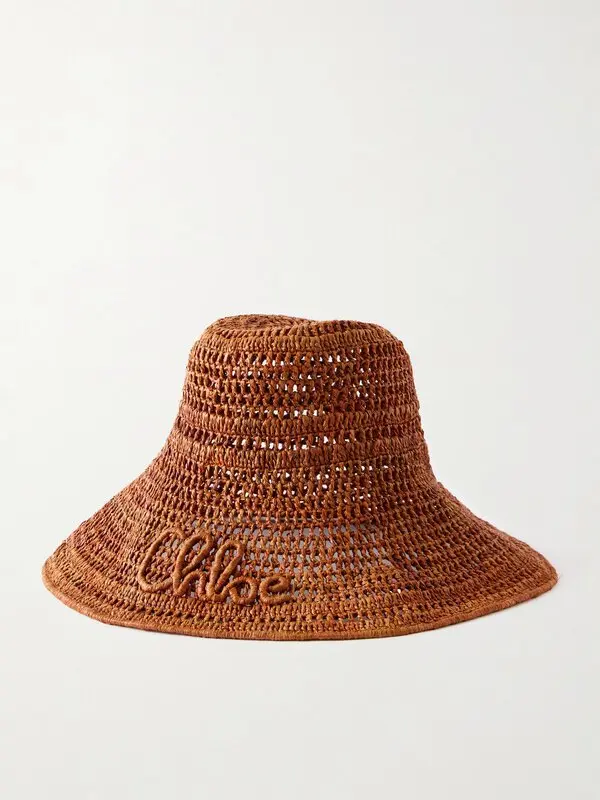 Chloé Raffia Sunhat - Brown