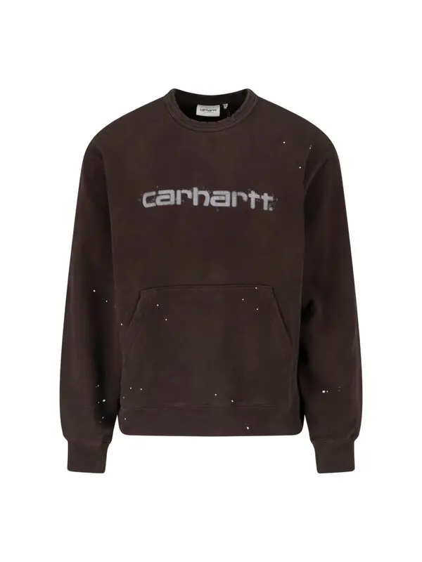 Carhartt Work In Progress Sweatshirt "s/s Painter - Brown