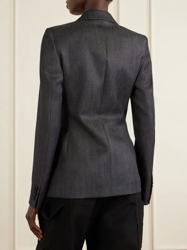 Balenciaga Double-breasted Wool-twill Blazer