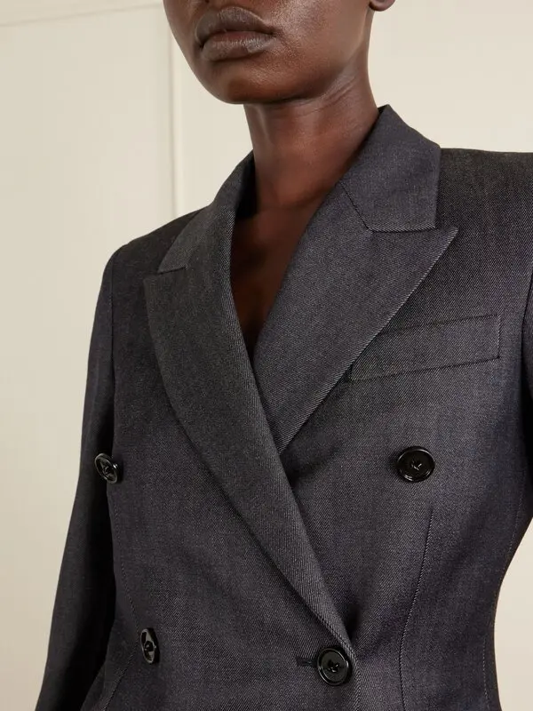 Balenciaga Double-breasted Wool-twill Blazer