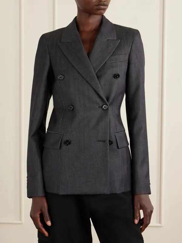 Balenciaga Double-breasted Wool-twill Blazer